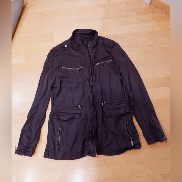 Max Jeans | Jackets & Coats | Max Jeans Dark Grey Utility Jacket | Poshmark